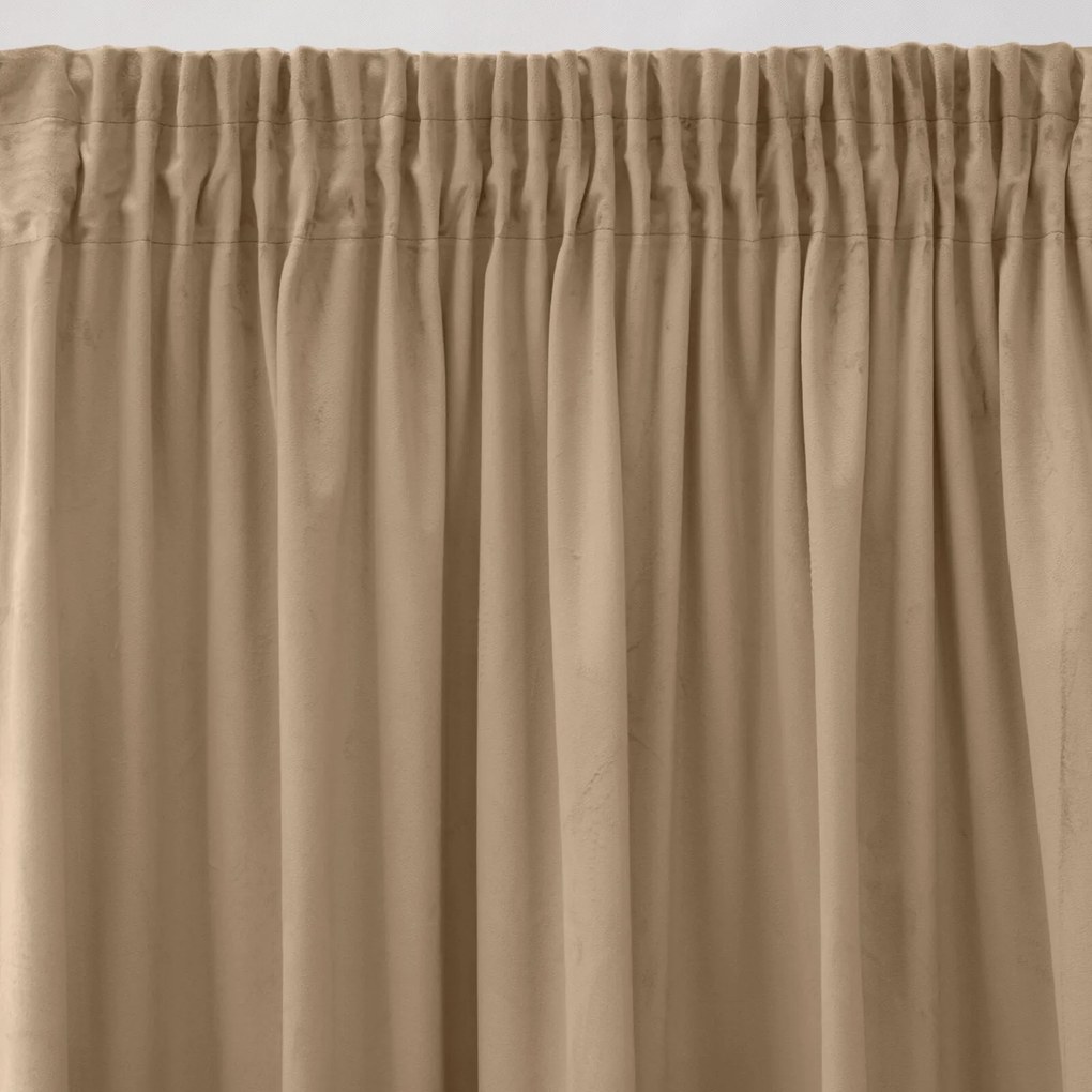 ZATEMŇOVACÍ ZÁVĚS NA PÁSCE PIERRE CARDIN SIBEL 140X270 CM CAPPUCCINO