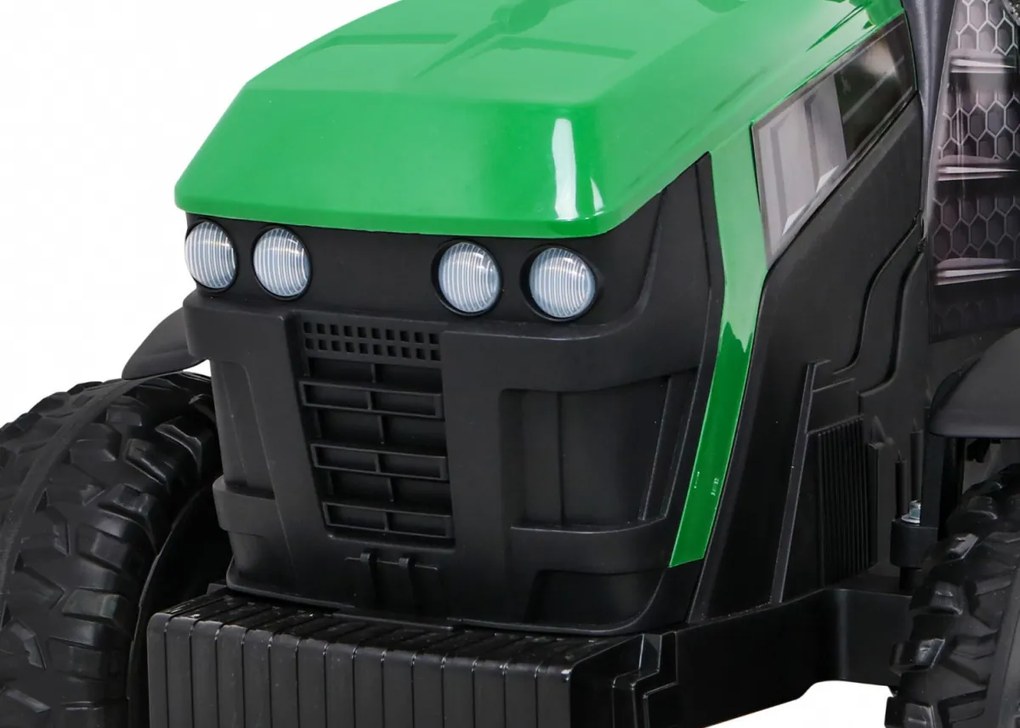 Ramiz Titánový traktor s přívěsem zelený