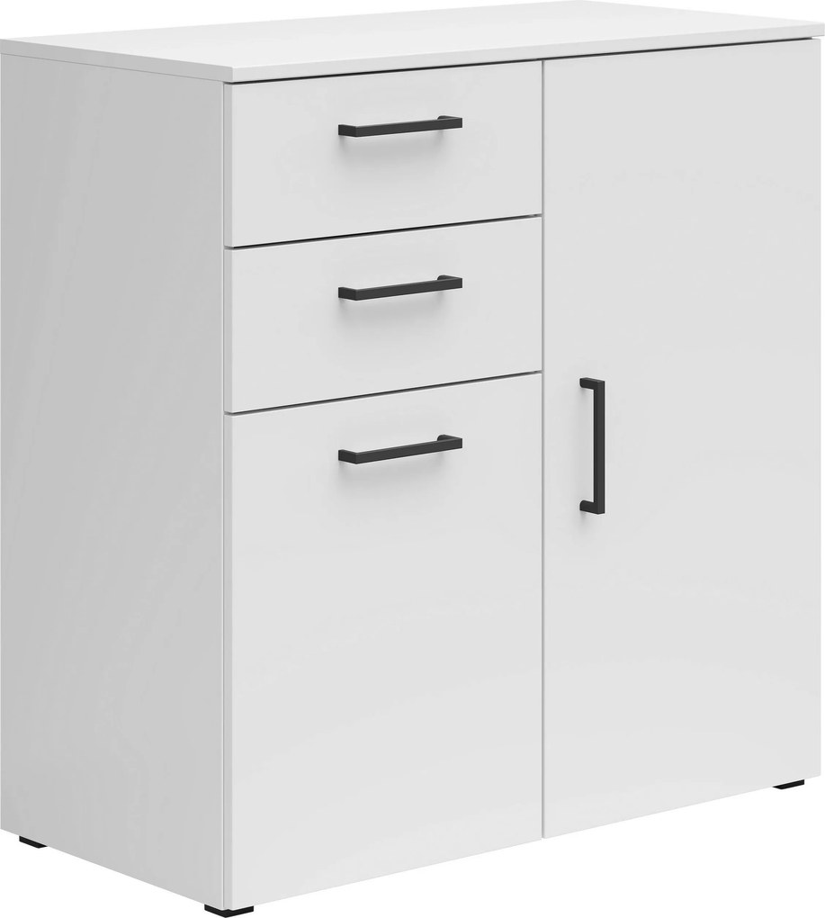 XXXLutz KOMODA, bílá, 80/83/40 cm Carryhome - Široké komody - 002427022026