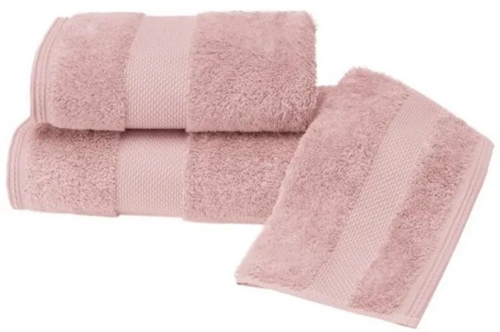 Výhodná sada ručníků DELUXE + předložka NODE Krémová / Starorůžová