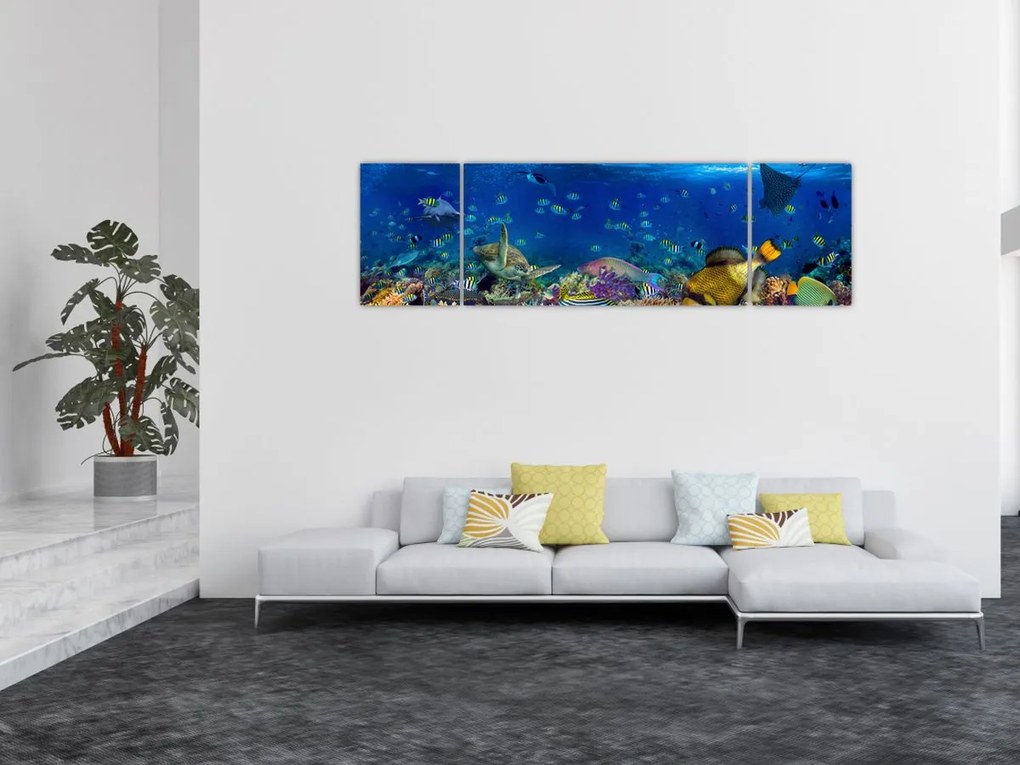 Obraz - Oceán (170x50 cm)