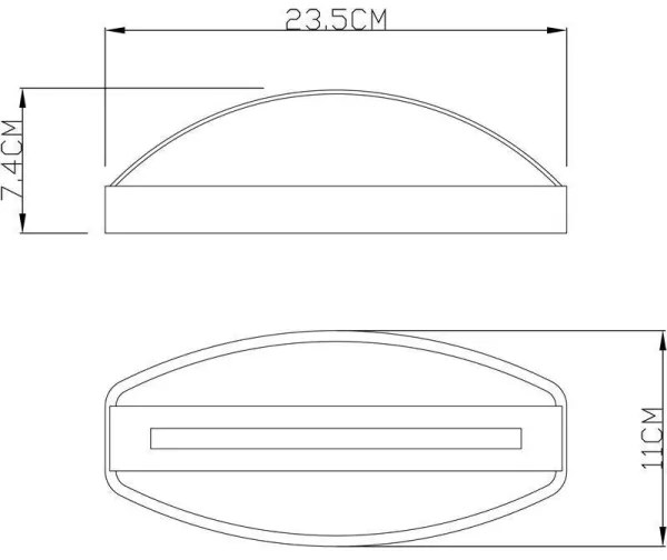 Deko-Light 731093 -LED Venkovní nástěnné svítidlo ERIDANI 13W/230V IP44 antracit