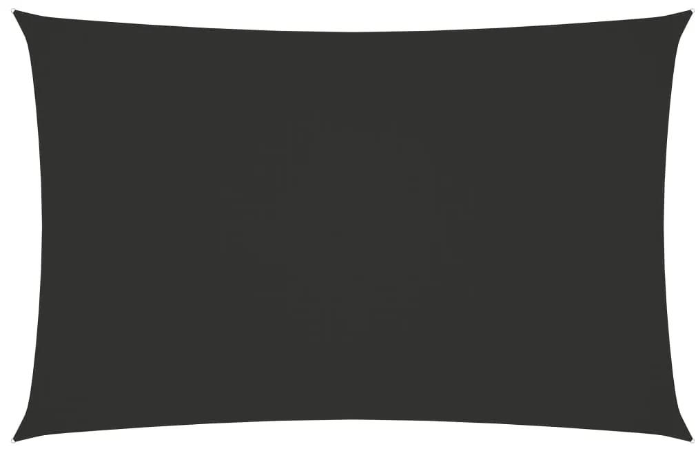 Stínící plachta oxfordská látka obdélníková 3 x 6 m antracitová - Default Title