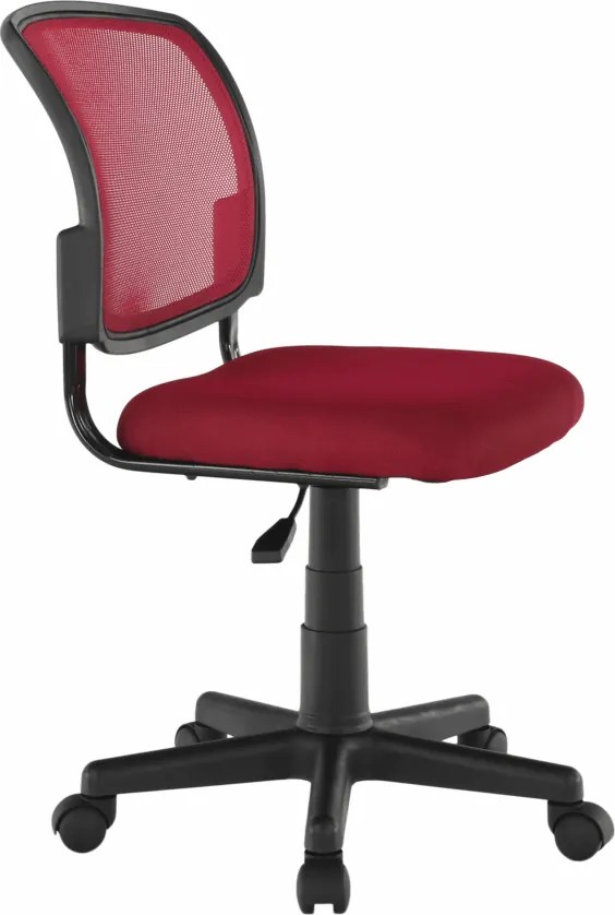 Tempo Kondela Dětská židle RAMIZA, tmavočervená/černá