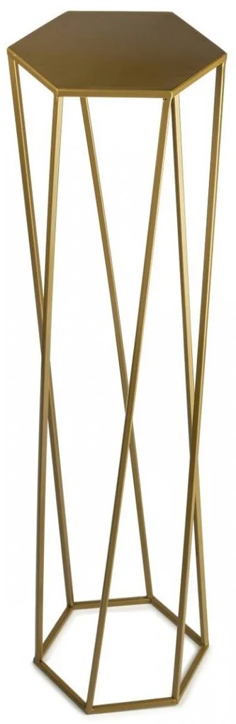 Stojan na květiny Loftstyle III 100 cm zlatý