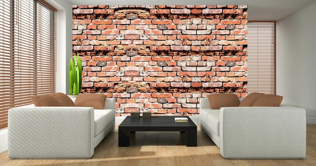 Fototapeta - Red Brickwall (152,5x104 cm)