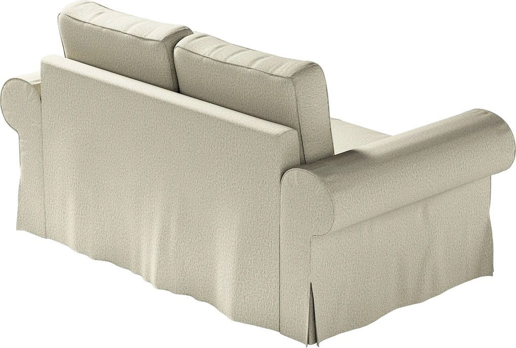 Potah na pohovku IKEA Backabro 2-místná, rozkládací barva béžová látka pletený vzor