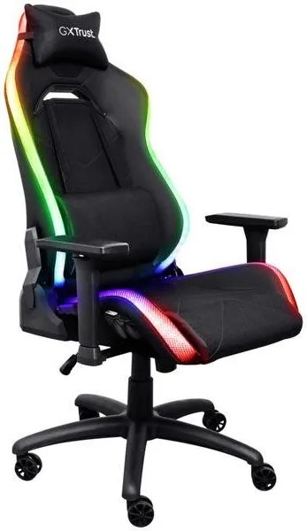Herní židle trust gxt 719 ruya rgb gaming chair black