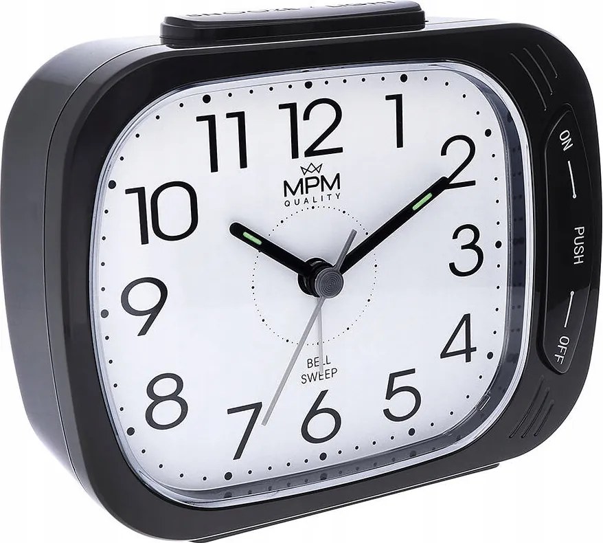 Černý Klasický Přehledný mpm> C01.4250.90 Hlasitý Snooze Alarm