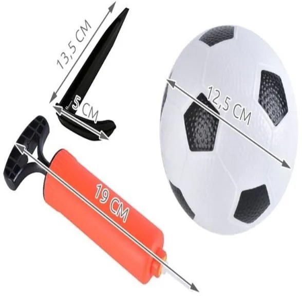 Fotbalová branka + míč + pumpička