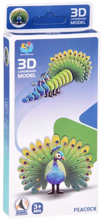 JOKO 3D puzzle páv