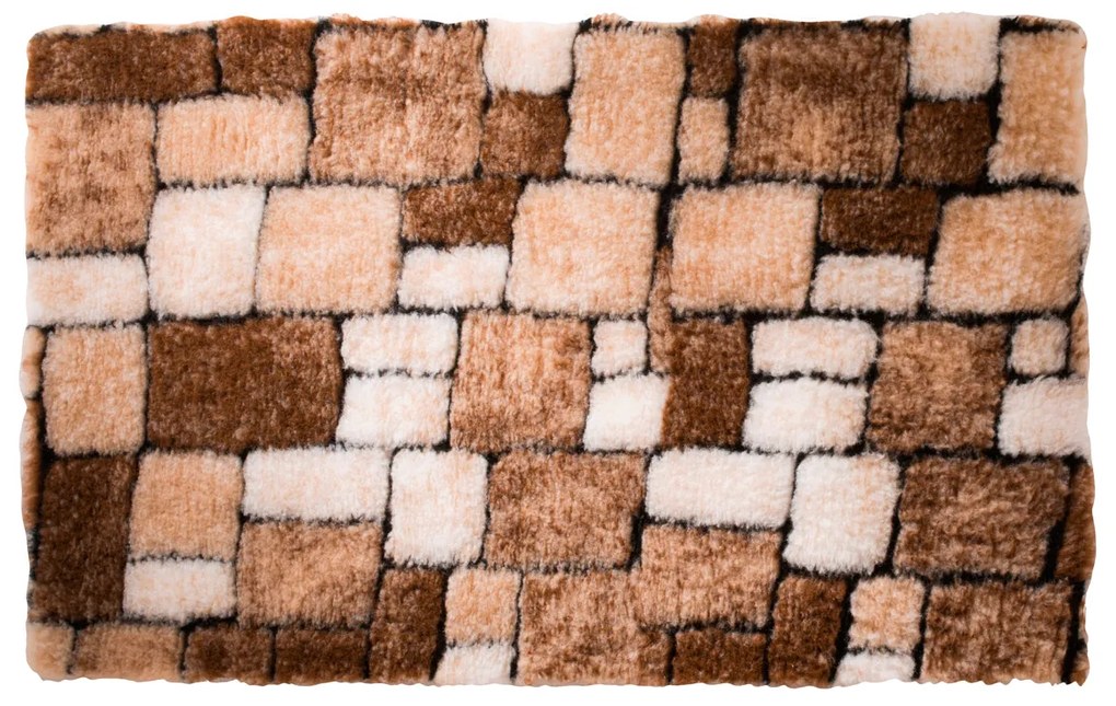 Předložka Mozaika, kaštanová Barva: kaštanová, Velikost: WC 50x40cm