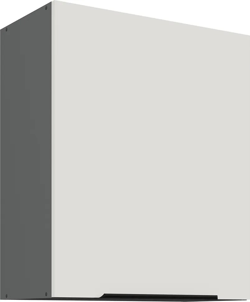 ARIA aw | horní skříňka 60 G-72 1F policová | 60 cm | ANTI FINGERPRINT povrch | antracit/bílá