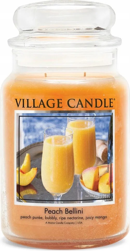 Velká svíčka Peach Bellini Village Candle