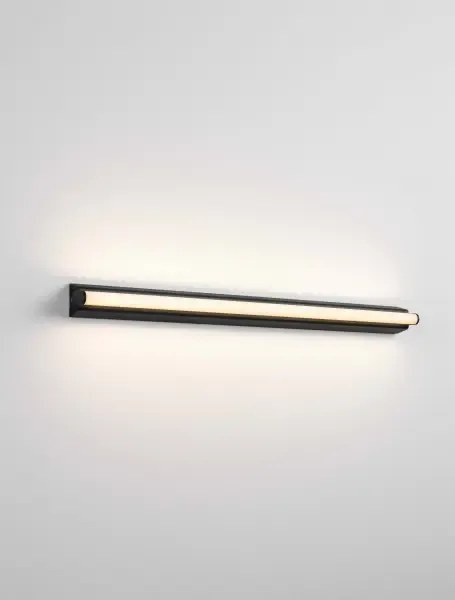 LED černé nástěnné svítidlo Endo