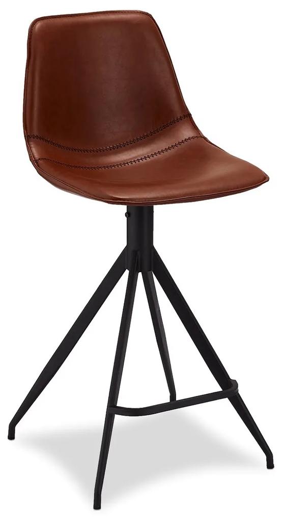 Designová barová židle Aeron, světlehnědá