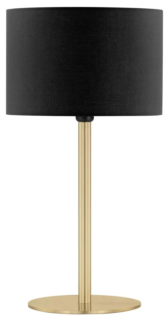 LED černo-zlatá stolní lampa Sibnia