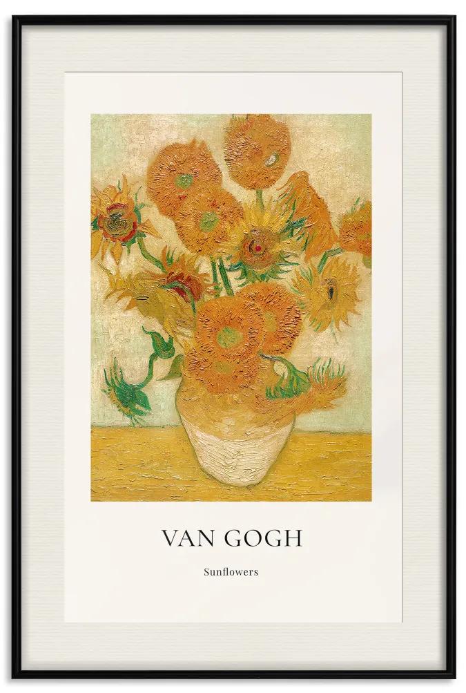 Plakát Still Life - Vase With Sunflowers