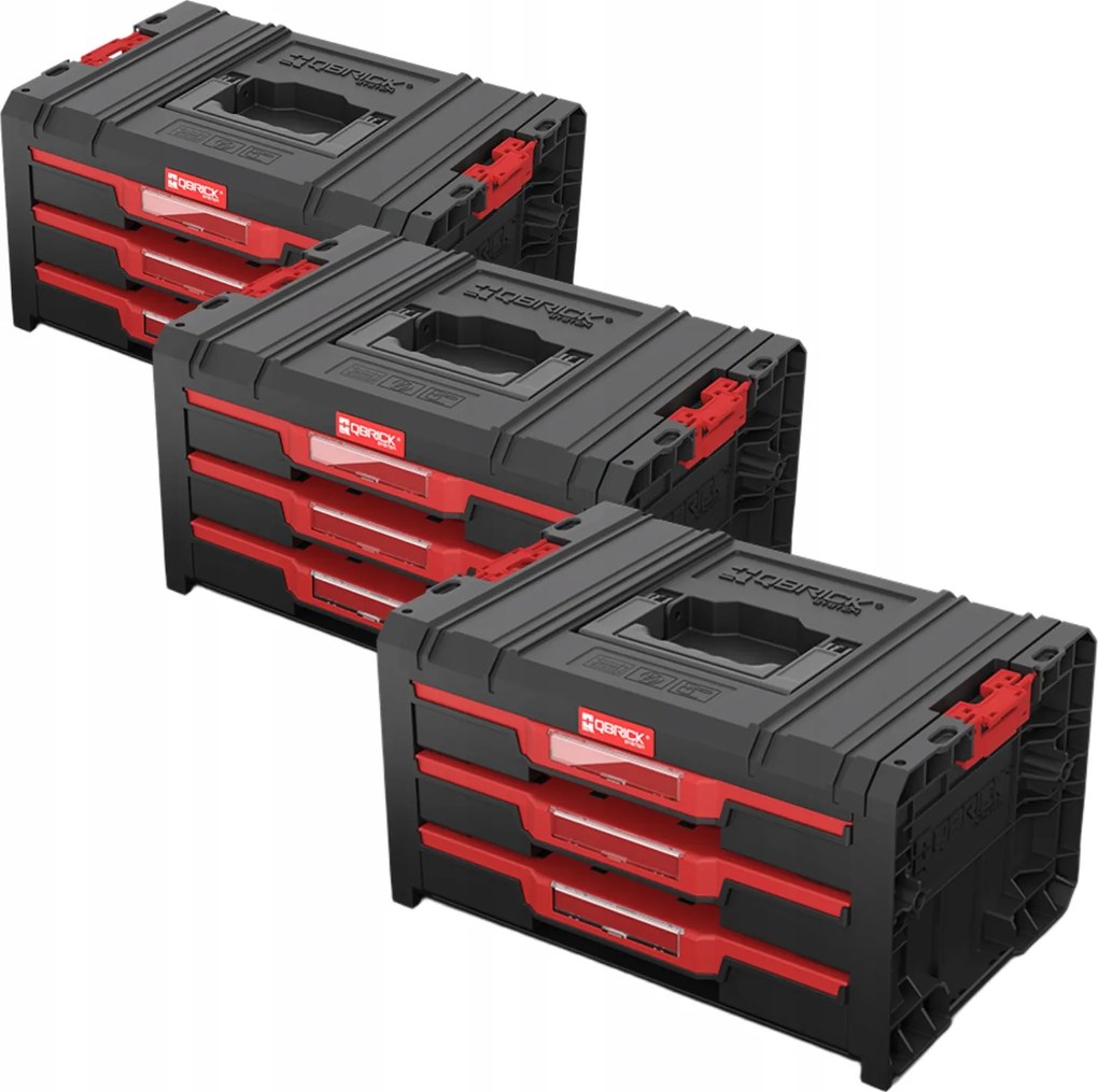 Qbrick System Pro Drawer 3 Toolbox 2.0 Expert box na nářadí x3