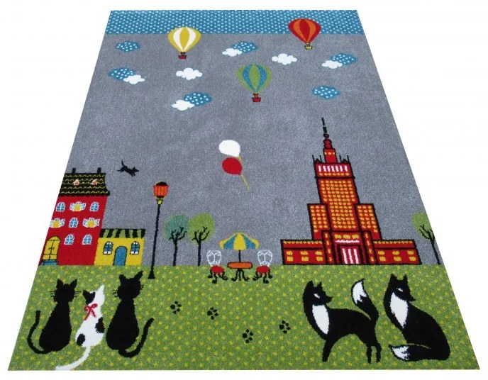 Dětský koberec Kočky - 160 x 220 cm