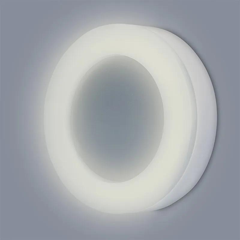 SOLIGHT LED venkovní přisazené svítidlo RING 15W/230V/1050Lm/4000K/120°/IP65, kruhové bílé