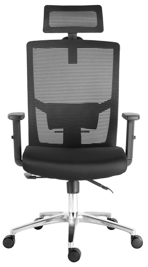 Ergonomická kancelářská židle ERGODO AVILA - černá síťovina / nosnost 150 kg