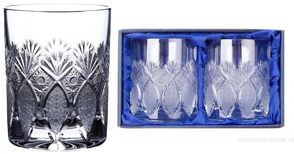 Onte Crystal Bohemia Crystal ručně broušené sklenice na whisky Exclusive 330 ml 2KS
