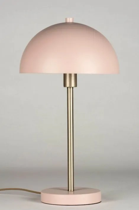 Stolní designová růžová lampa Montana Pink