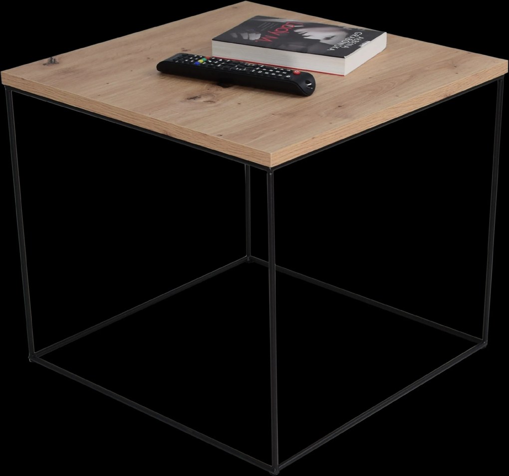 ADRK Furniture Konferenční stolek ELENA 50x50 CT-ELE-B-A