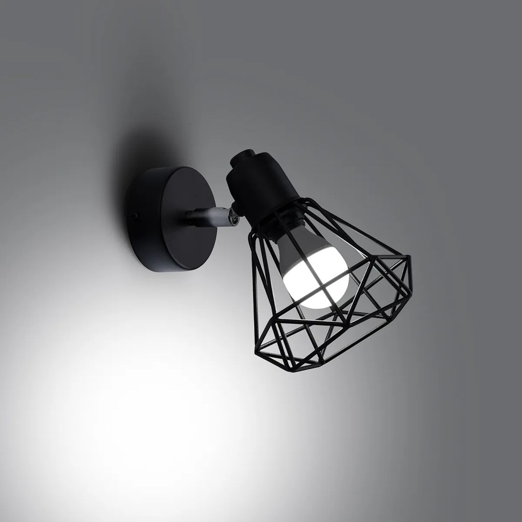Sollux Lighting Nástěnné svítidlo ARTEMIS 1 Černá