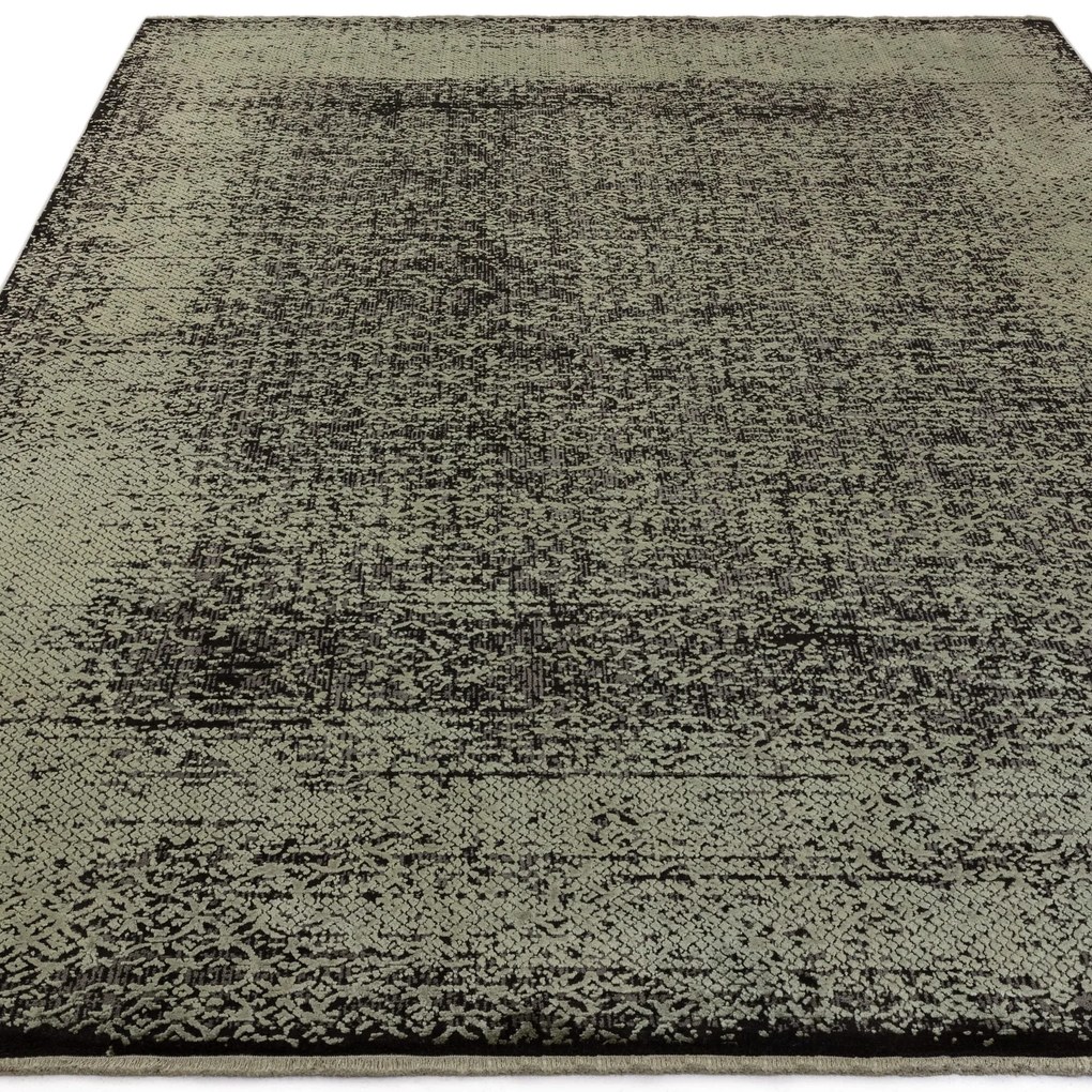 Tribeca Design Kusový koberec Trigger Sage Black Rozměry: 120x170 cm
