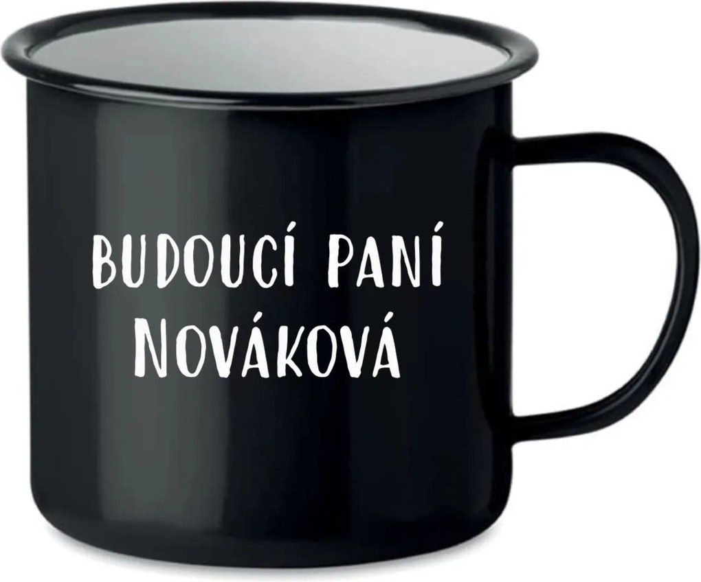 Personalizovaný retro plecháček - budoucí paní