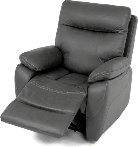 Polohovací křeslo šedé, elektrické TV-4094 GREY3