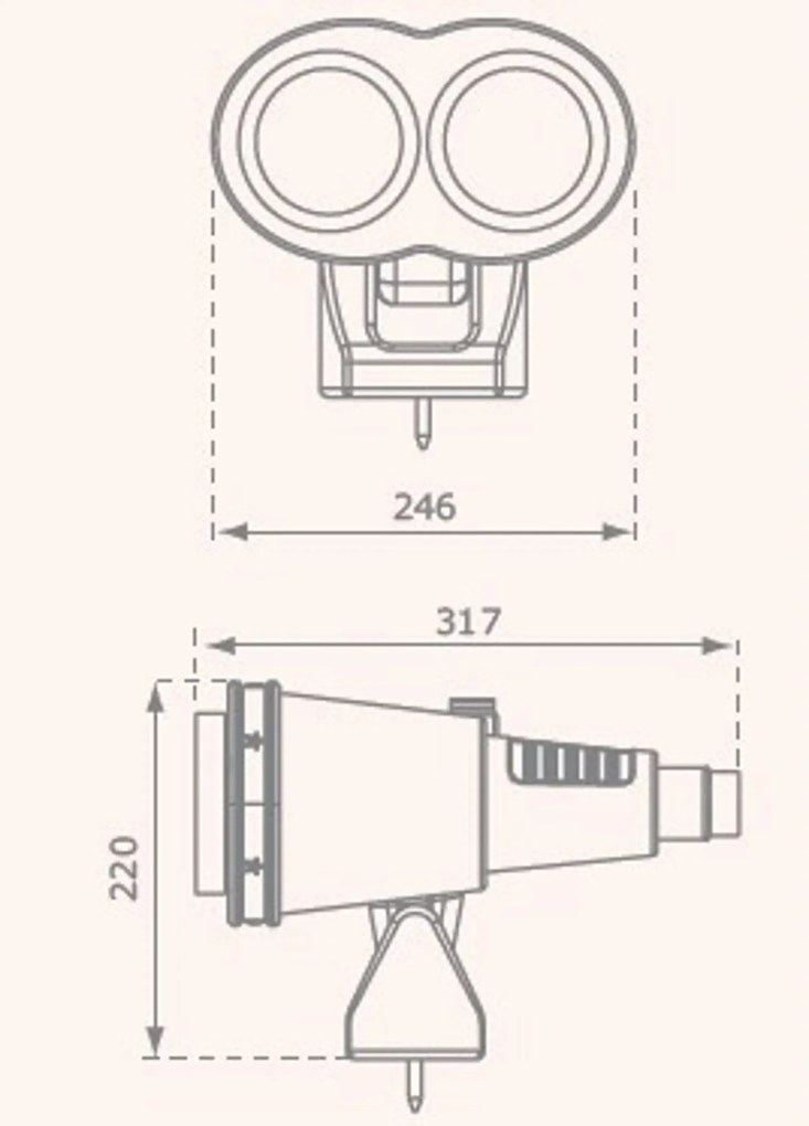 Dalekohled "STAR" na dětské hřiště KAXL Tyrkysová