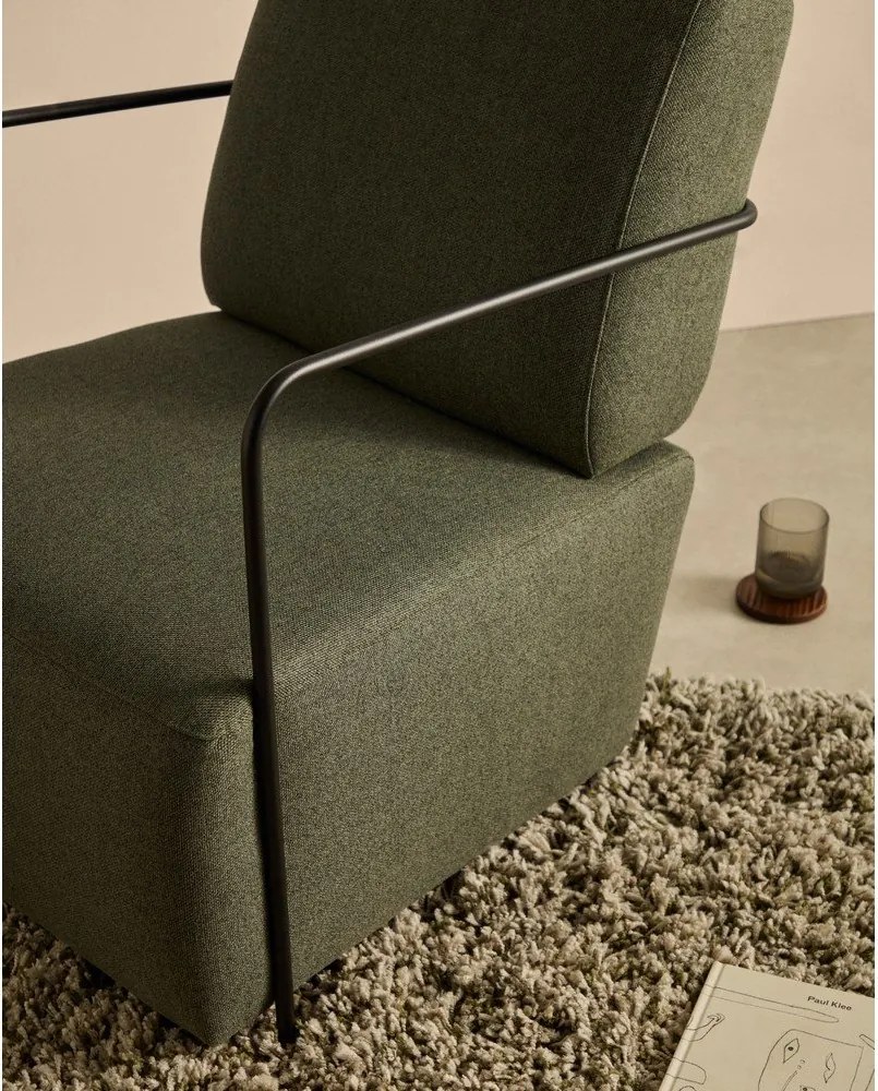 Zelené křeslo Gamer – Kave Home
