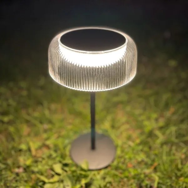 Zuma Line DT33111-LED Stm. solární nab. lampa BLUET LED/2,5W/2000 mAh IP44 černá