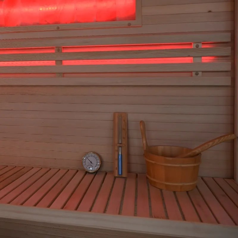 BPS-koupelny Finská sauna Relax HYD-6718 150x140, 3 osoby