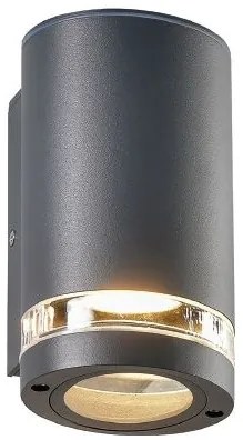 ACA Lighting Zahradní nástěnné svítidlo MELITTA max. 35W/GU10/230V/IP54, tmavě šedé