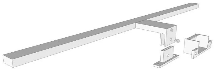 TOP LIGHT Světlo nástěnné Gila LED XL, Chrom