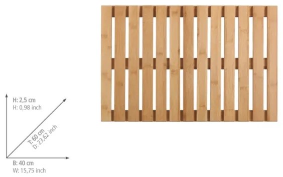 WENKO 23838100 – Předložka 40x60 cm hnědá
