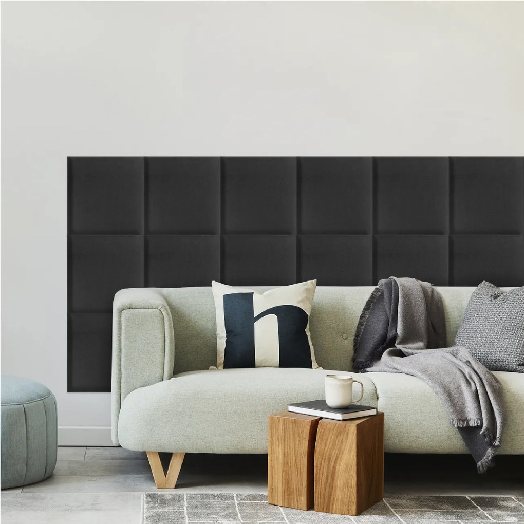 Čalouněný panel - Čtverec - 40x40cm Barva: Krémová