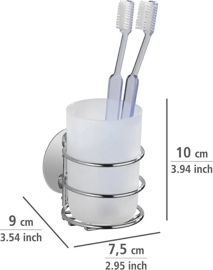 Nádobka na zubní kartáčky CONI CHROME, WENKO