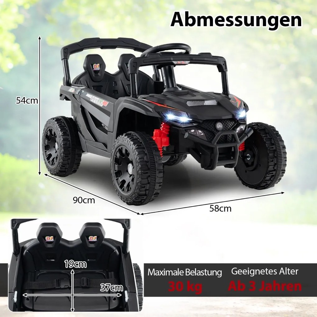 Costway Dětské 12 V elektrické auto s dálkovým ovládáním Electric