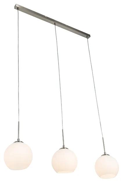 Moderní závěsná lampa 3-lehká ocel - Eloy