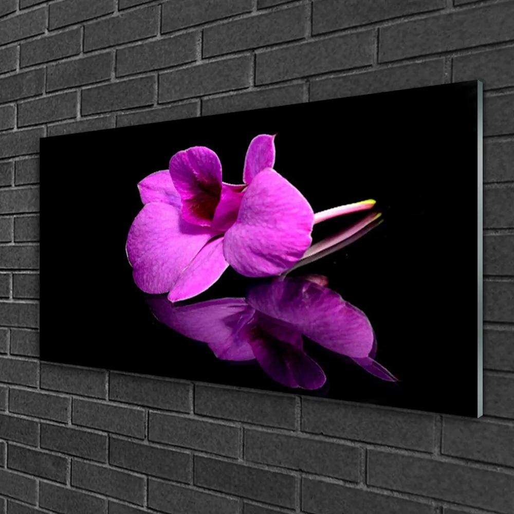 Obraz na skle Květiny Mtvá Příroda 120x60 cm