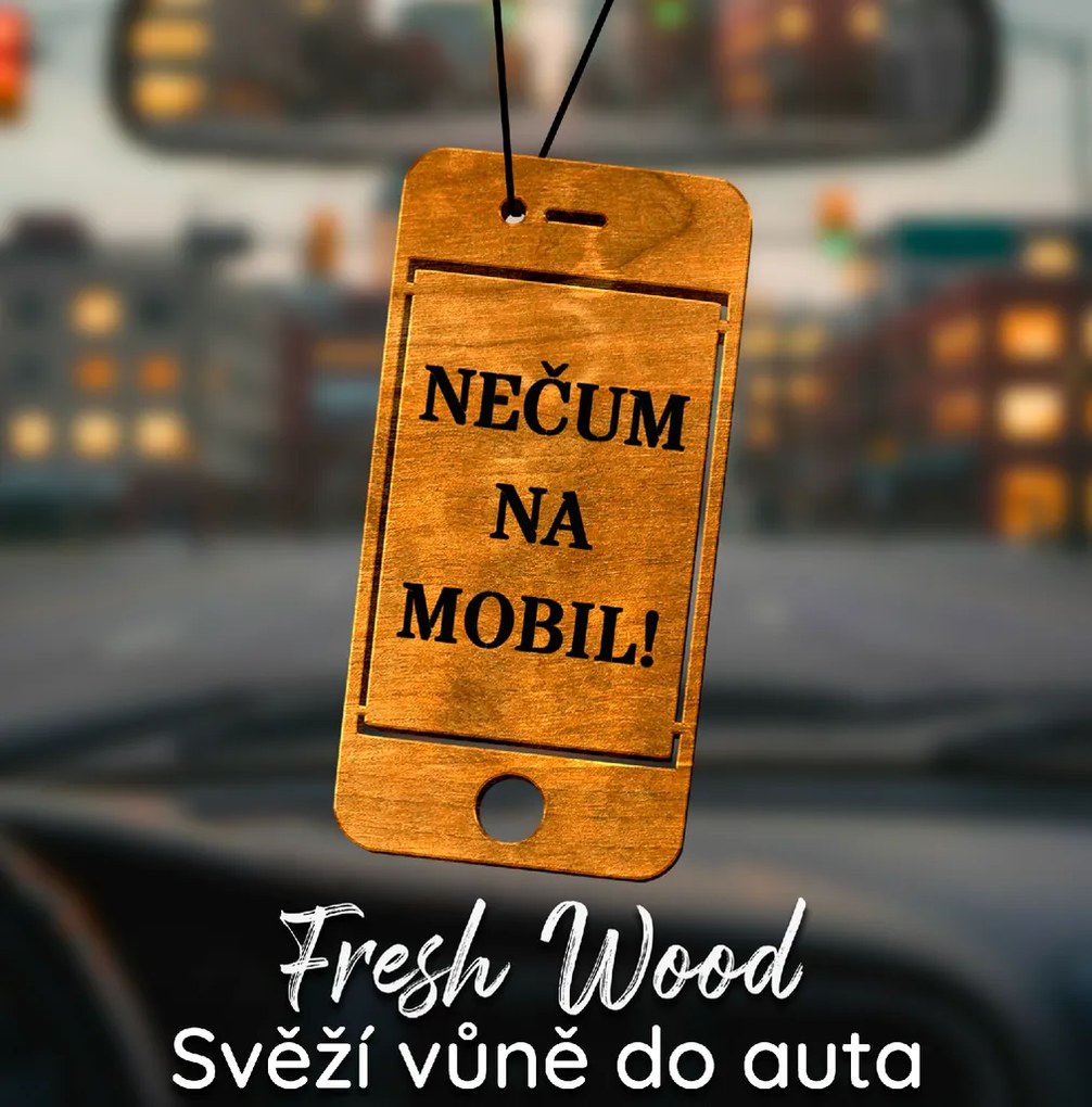 Ahome CZ Dřevěná vůně do auta –  Mobil