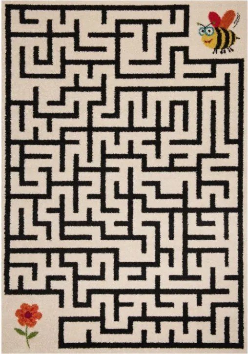Dětský kusový koberec Vini 103351 | krémový Typ: 120x170 cm