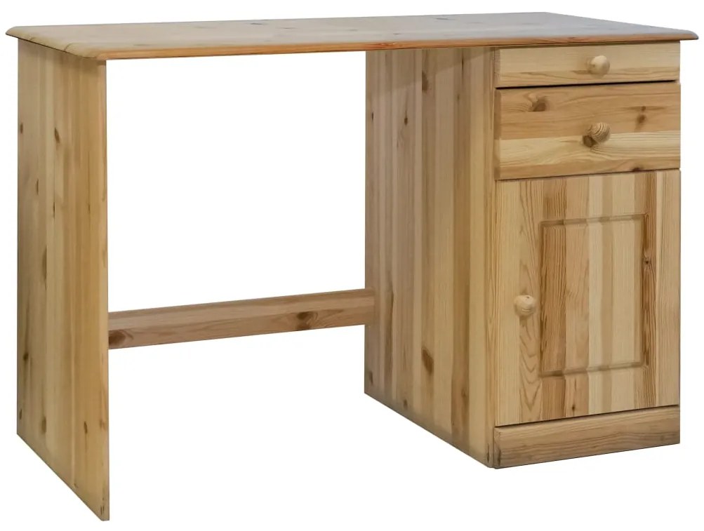 325528 vidaXL Psací stůl se zásuvkami 110 x 50 x 74 cm masivní borové dřevo