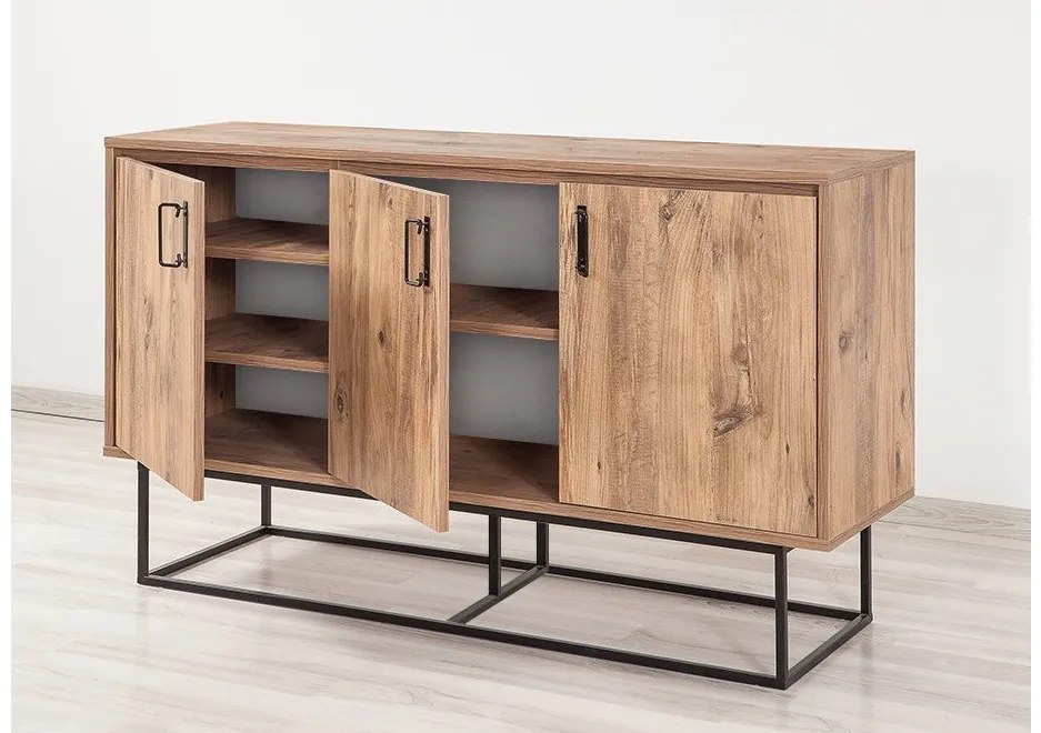 Designová komoda Felipe 140 cm borovice