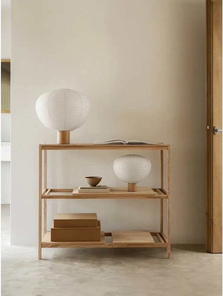 Regál v dekoru dubu v přírodní barvě 105x92x40 cm Sukoya – Blomus
